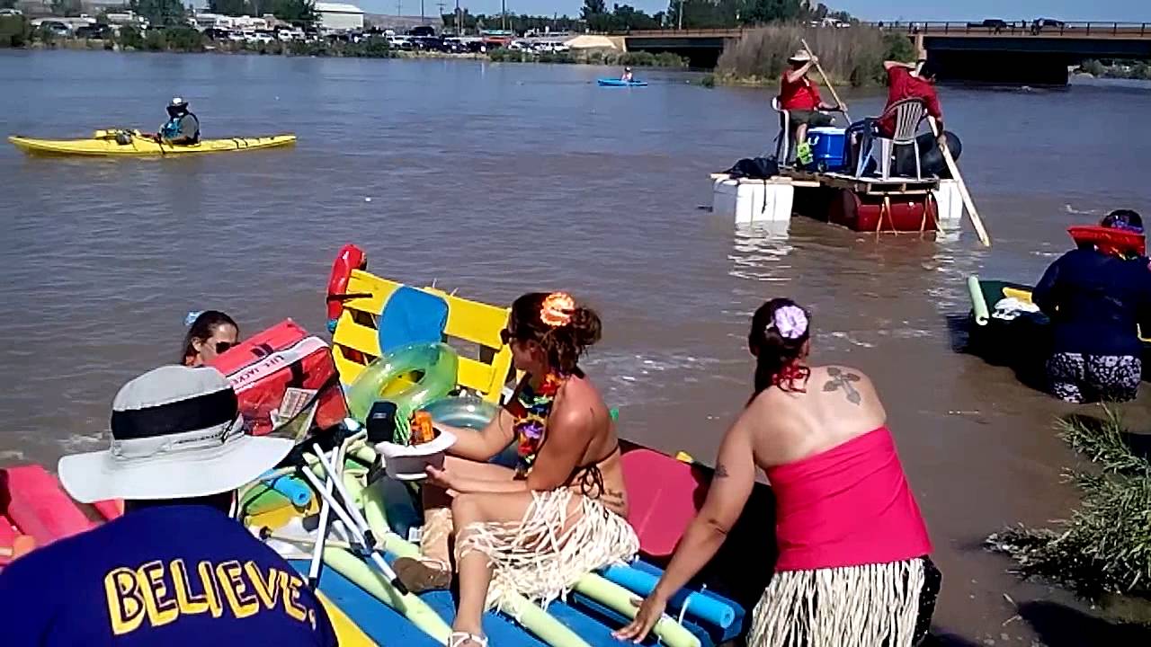 Recycling Raft Race - YouTube