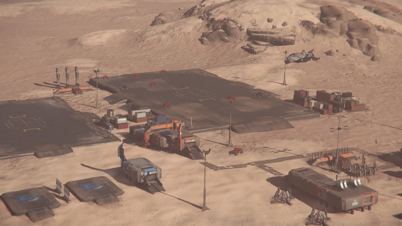 Star Citizen - Daymar Rally 2951 timelapse - Dusk at Starting Line ...