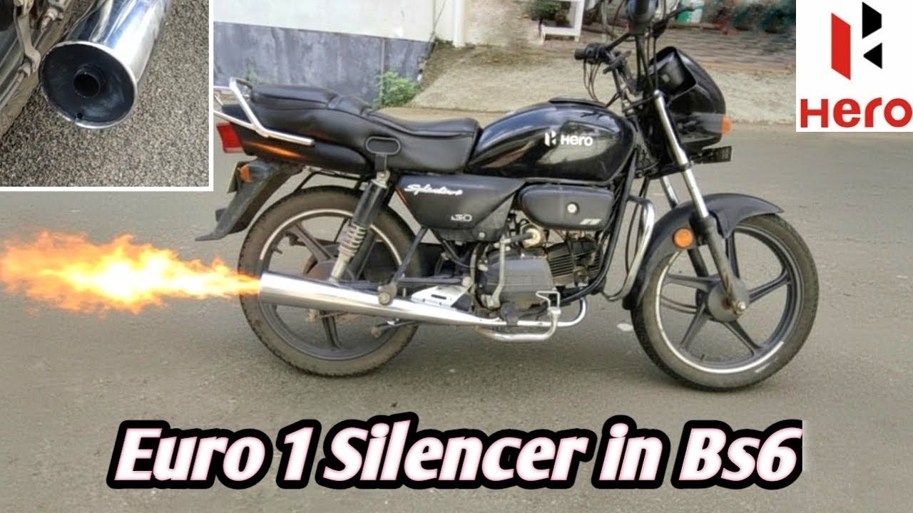Euro One Silencer Setting ️ in Bs6 Splendor വണ്ടി ഇപ്പോൾ heavy sound 💥 ...