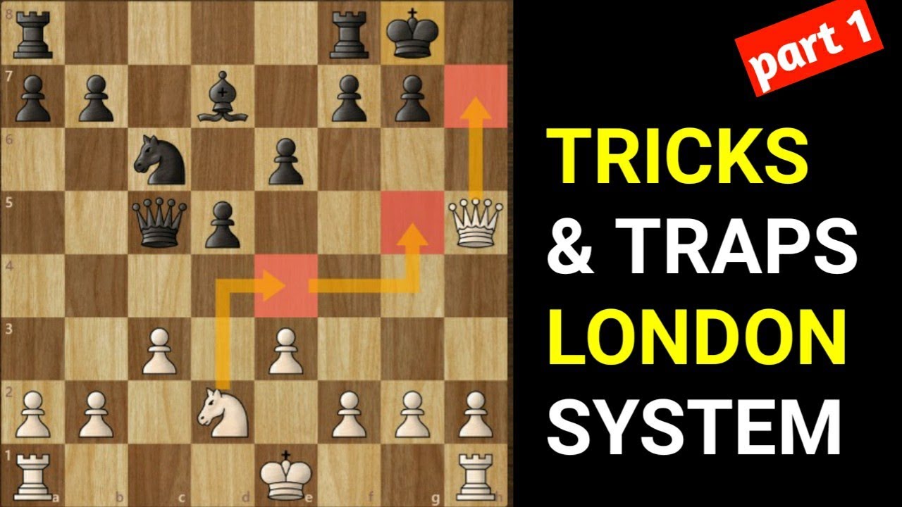 Top 5 Traps Of London System || Opening Traps For White || Chess Tricks ...