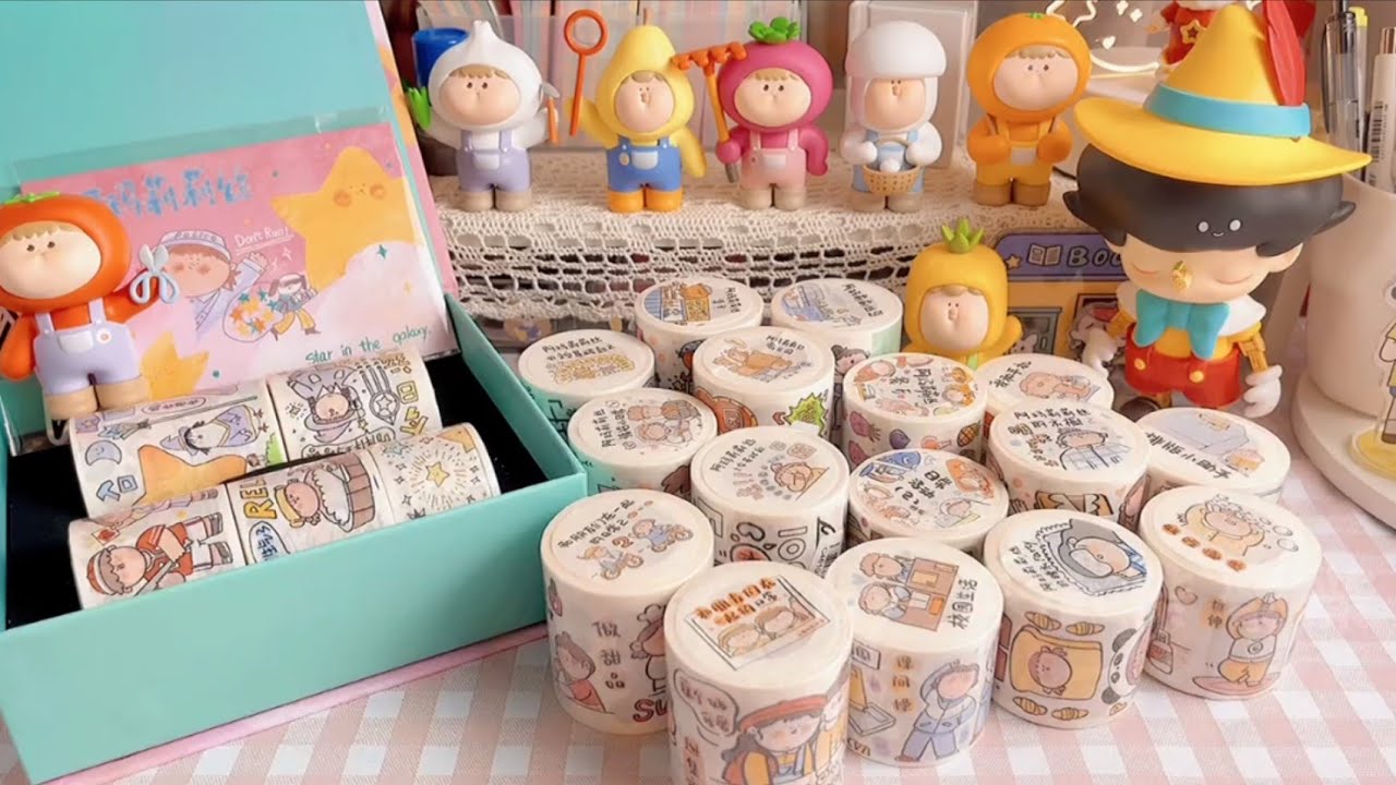 [UNBOXING📦📦 DOUYIN ] Unboxing stickers🎟 & sổ tay📕📒🍡 //Tiktok China #10 ...