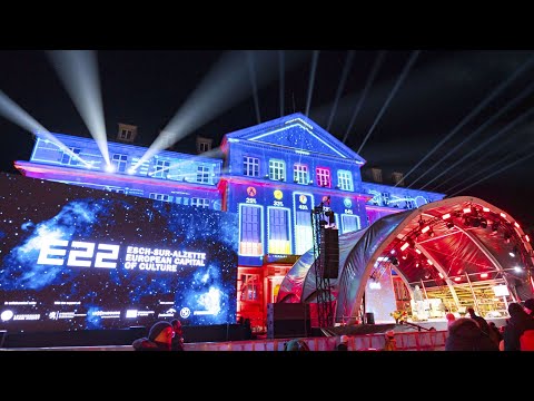 PRG liefert Video-Mapping für das Opening-Event von Esch2022 – Impressions Video