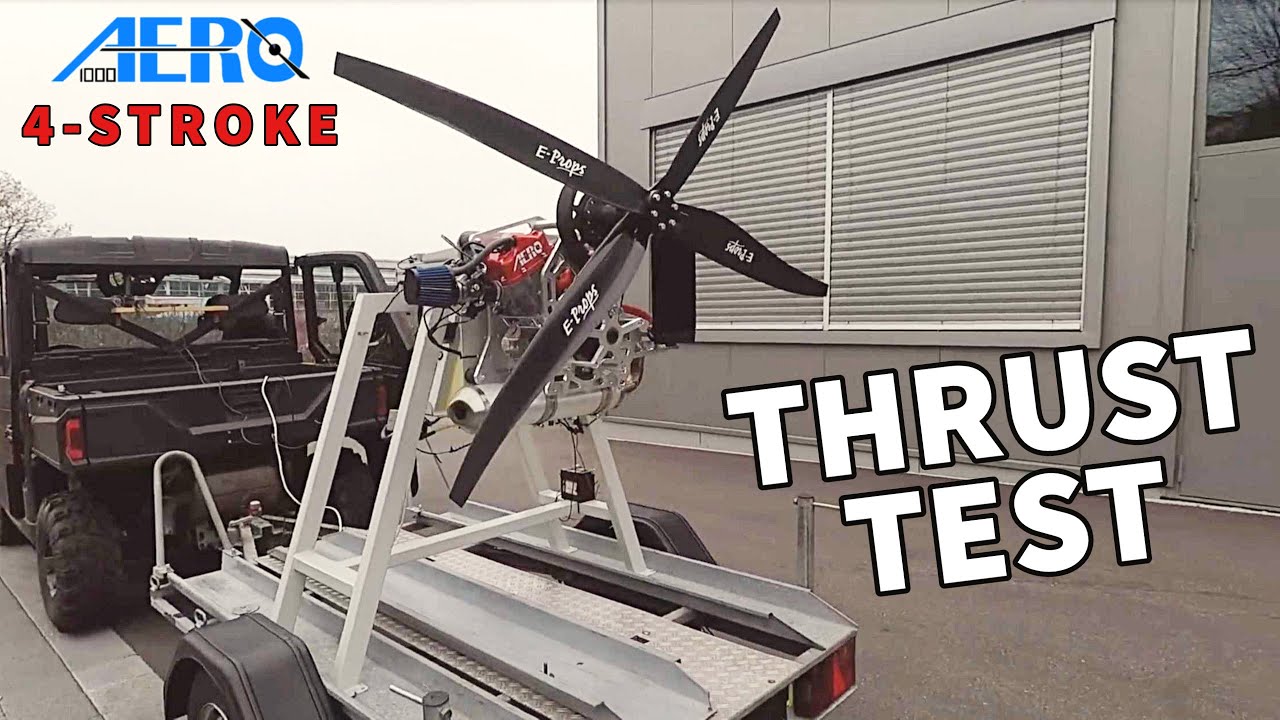 BlackHawk’s Aero 1000 4-Stroke Paramotor ((THRUST TEST)) - YouTube