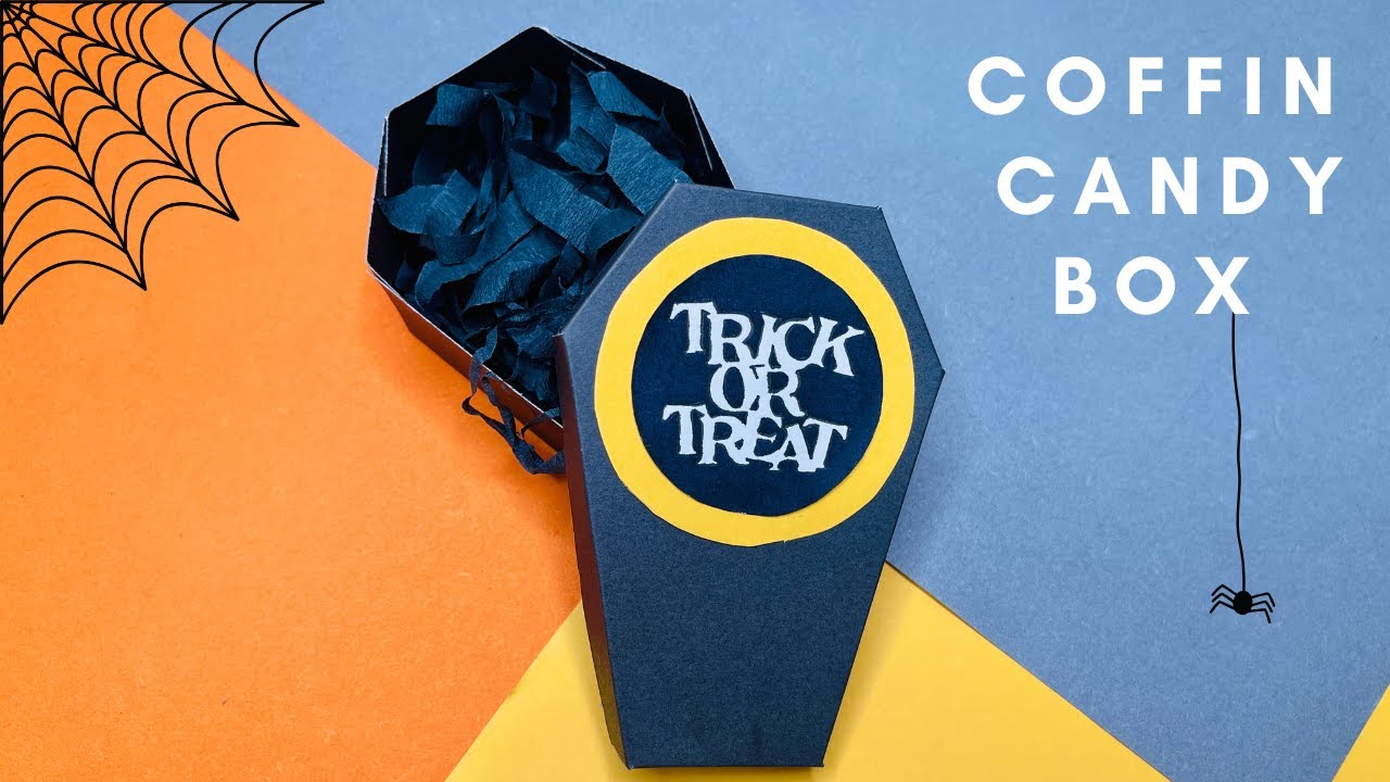 Halloween Coffin Candy Box | Halloween Crafts - YouTube