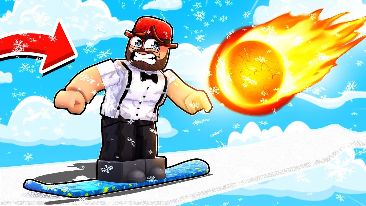 Obby But You're on a Snowboard in Roblox - YouTube