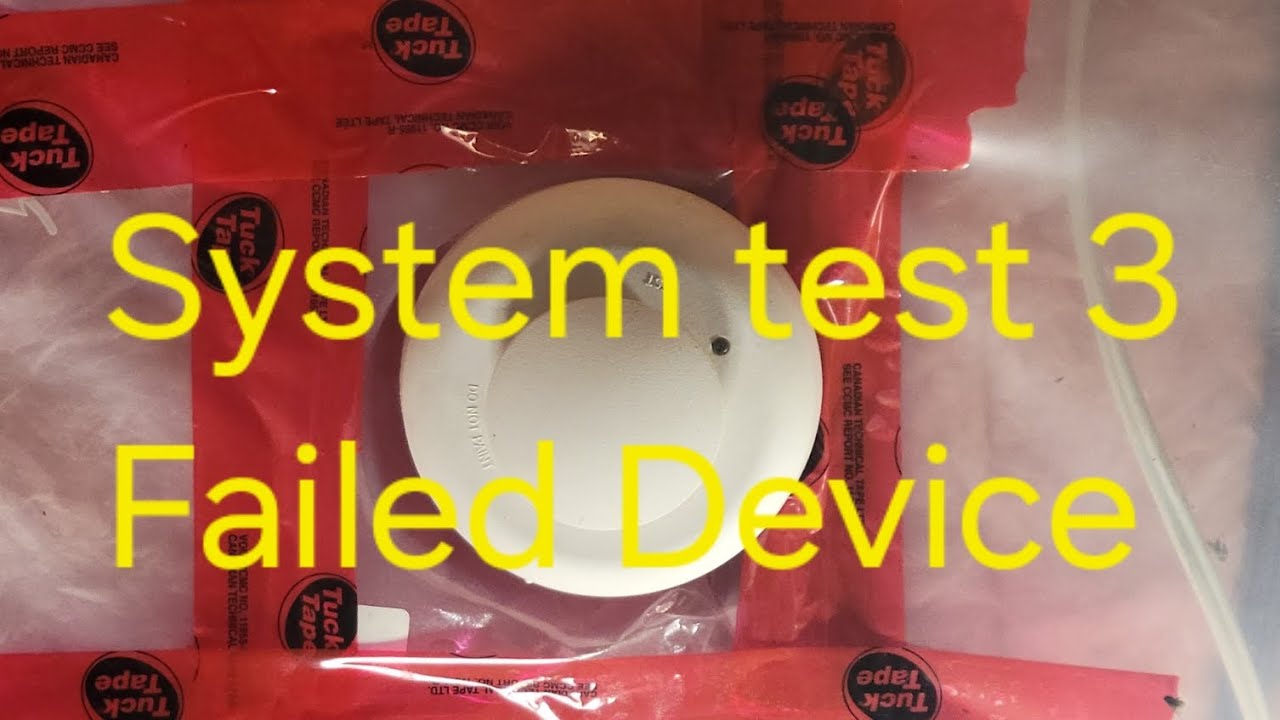 System Test 3. Failed Device!! - YouTube