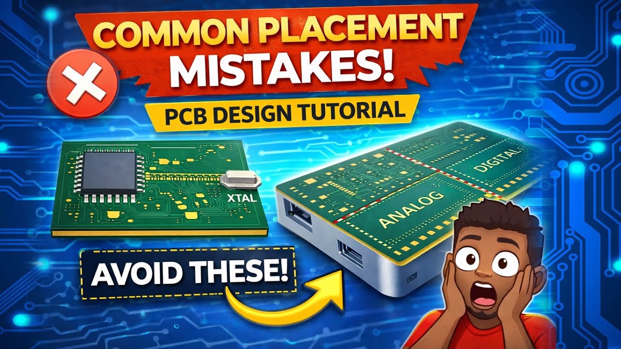 Common PCB Placement Mistakes You MUST Avoid | EasyEDA PRO Tutorial | PCB Design - YouTube