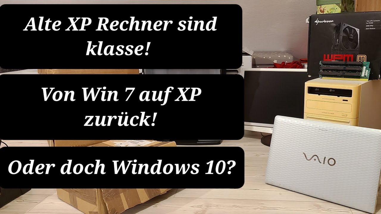 XP Rechner und Windows 10 für Laptop - YouTube