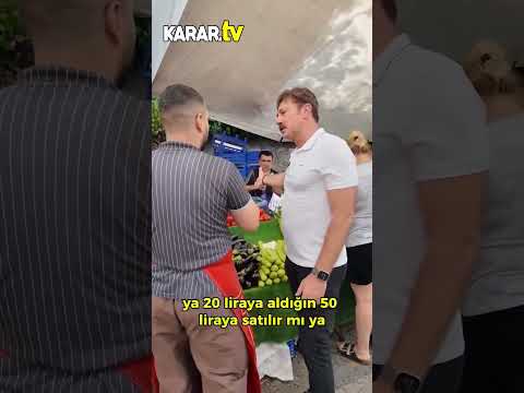 AKP'li Bahçelievler Belediye Başkanı Hakan Bahadır, pazarcılarla tartıştı. #shorts