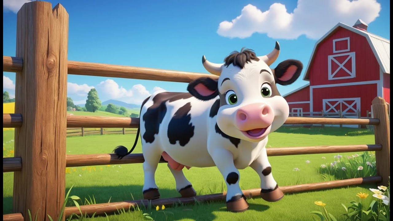 Baby Cow Say Moo Moo Moo | Fun Cow Song for Kids | Mooing Adventure ...