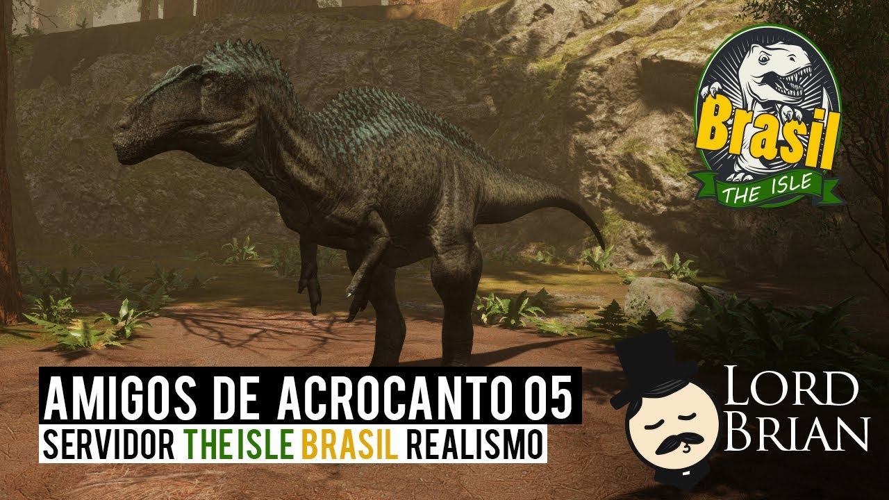 The Isle - ACRO vs SPINO - Jogando com os amigos de acrocantossauro ...
