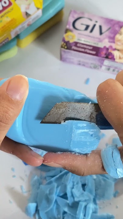 ASMR SOAP CUTTING - YouTube
