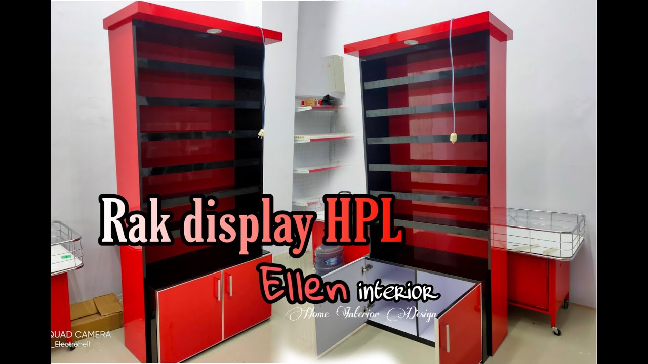 Rak Display Minimarket HPL - YouTube