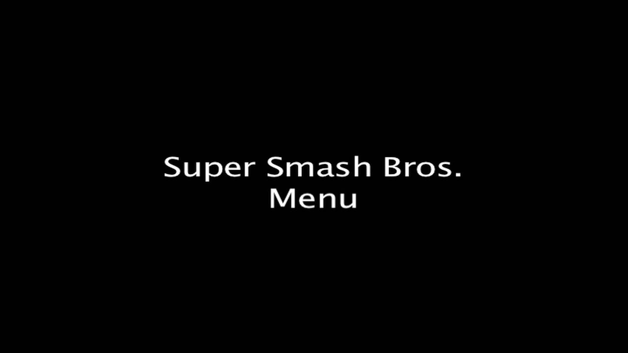 Super Smash Bros. Brawl Menu Theme - YouTube