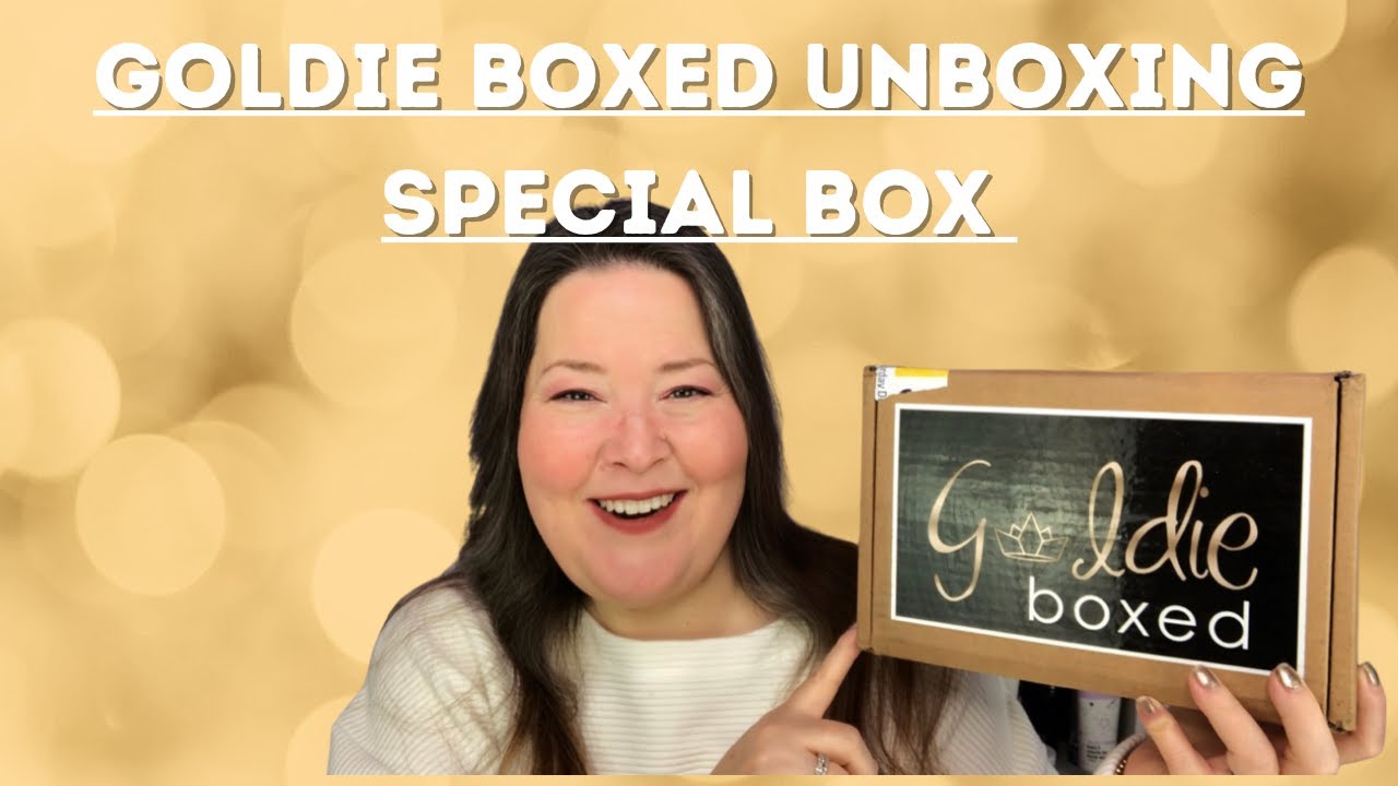 Goldie Boxed Special Holiday Box Unboxing - YouTube