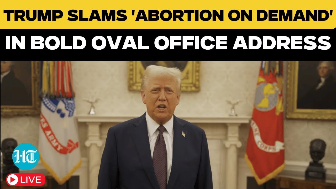 Donald Trump LIVE: President Trump Reaffirms Pro-Life Stance, Vows to ...