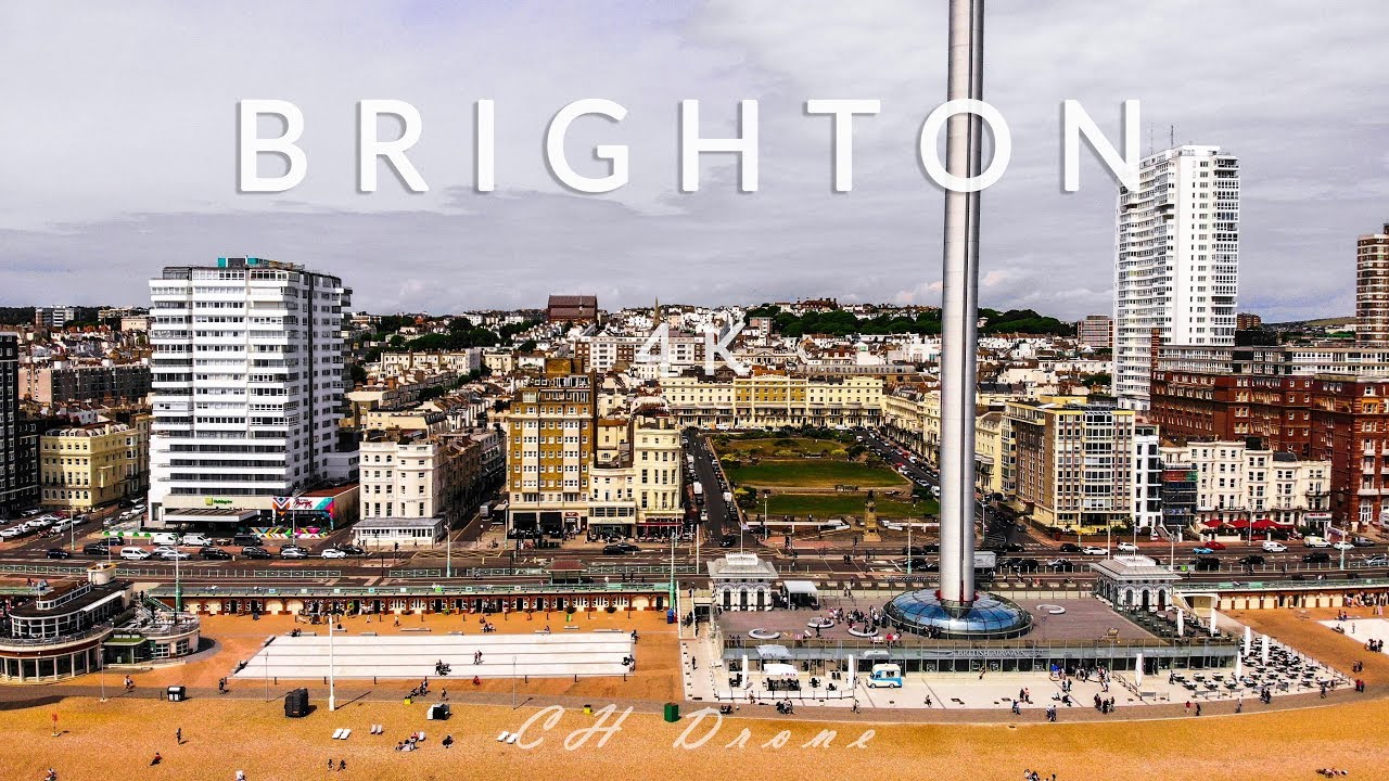 BRIGHTON!! 4K drone - YouTube