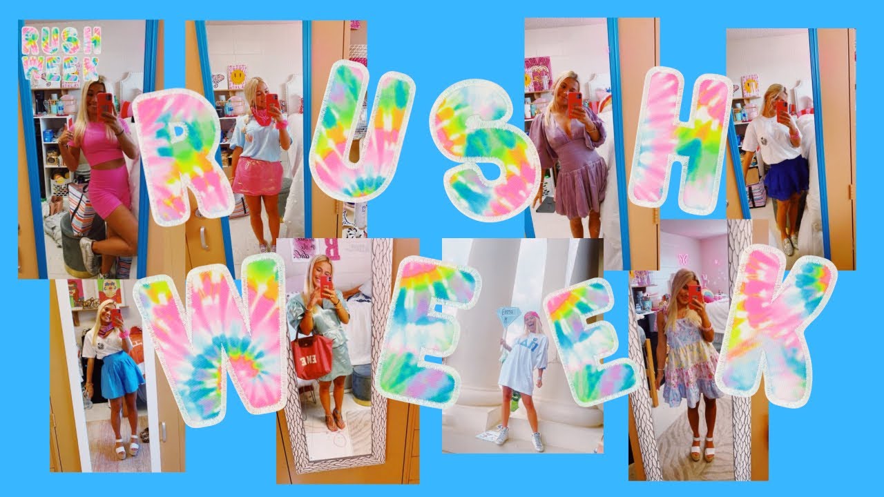 Rush Week Vlog @ The University of Alabama - YouTube