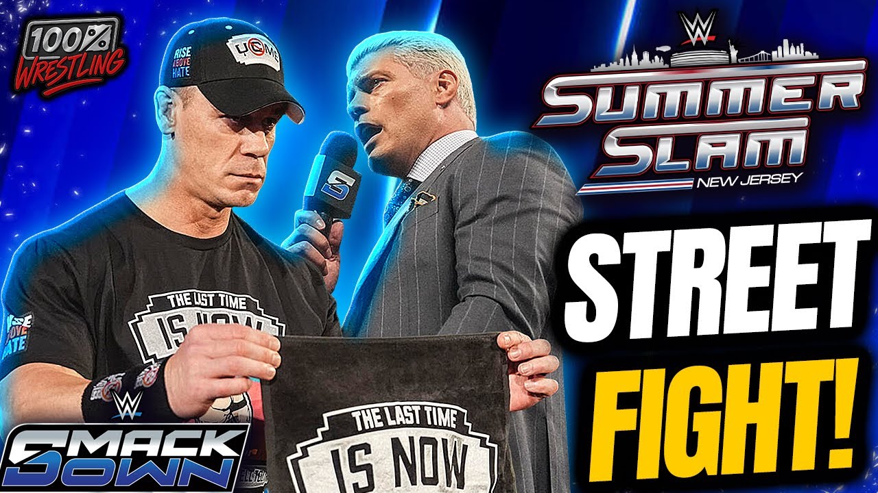 ¡OFICIAL! CODY RHODES vs JOHN CENA será un STREET FIGHT en SUMMERSLAM 2025 - YouTube