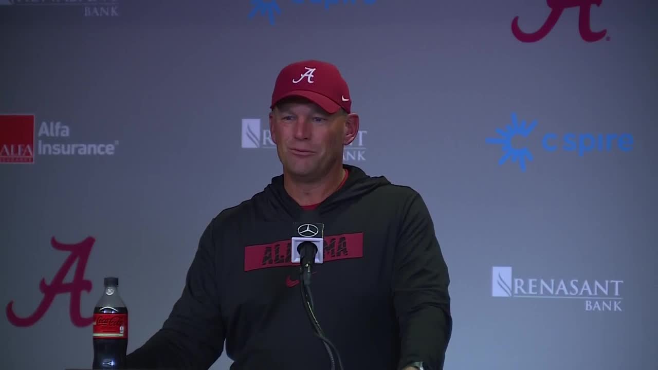 Crimson Tide head coach Kalen DeBoer on his first win at Alabama - YouTube