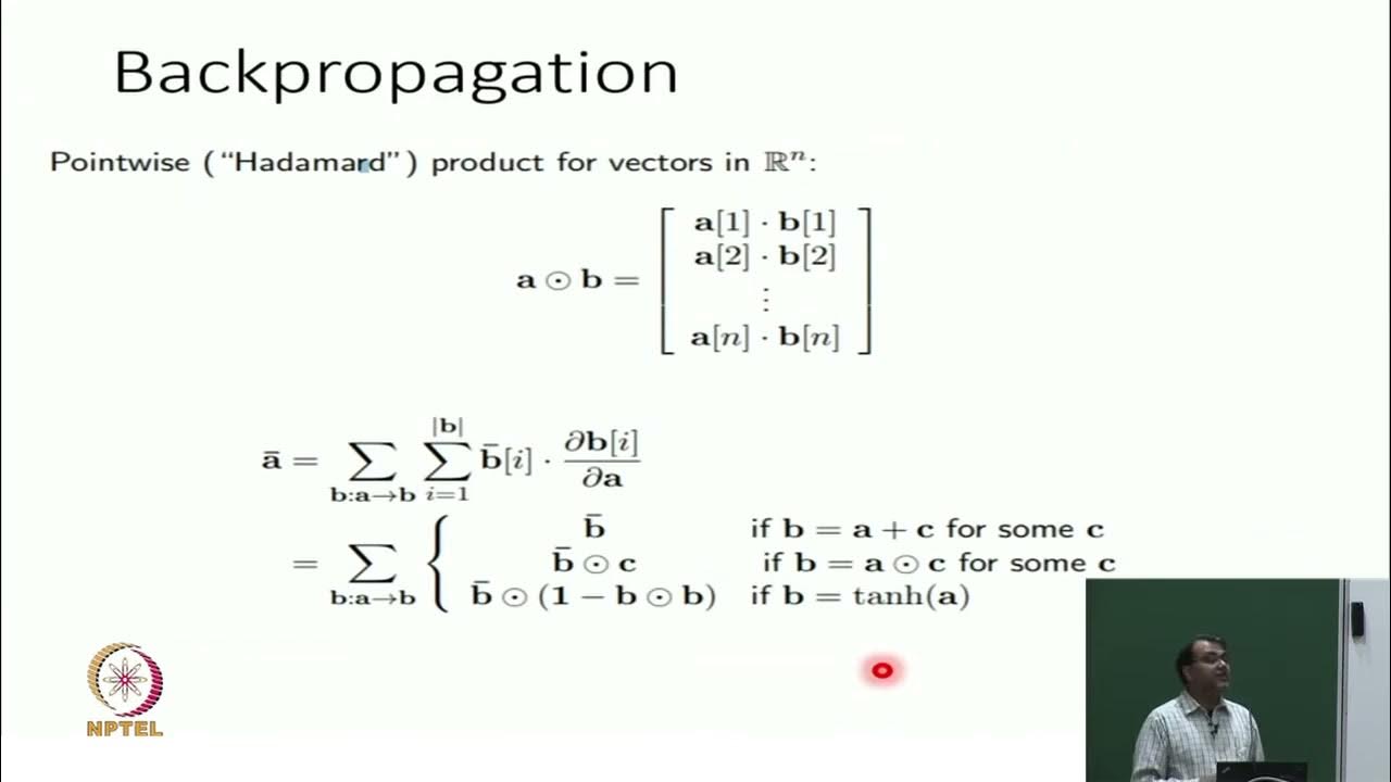 Deep Learning : Backpropagation through a computational graph | Week 12 lecture 5 | by Prof ...