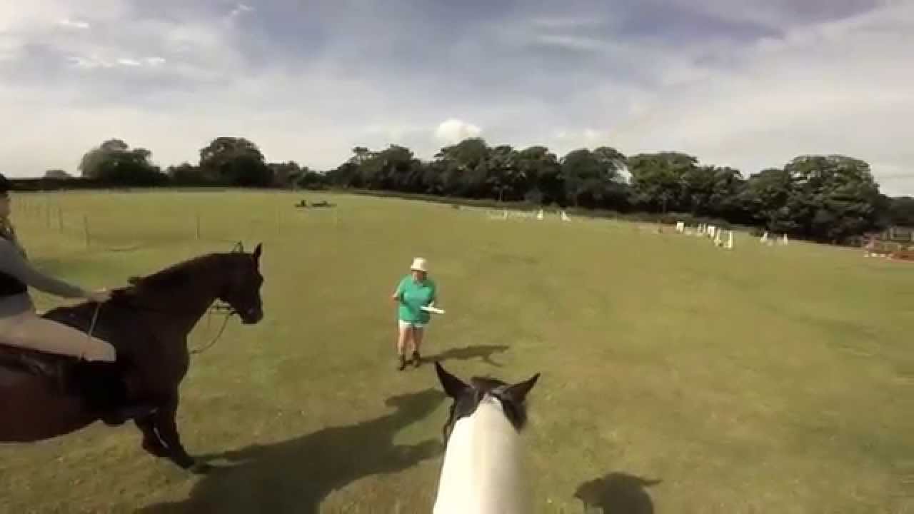 GoPro horse riding lesson - YouTube