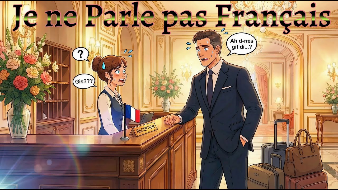 French Conversations A1 with Pierre in Paris 🇫🇷 | Easy Hotel ...