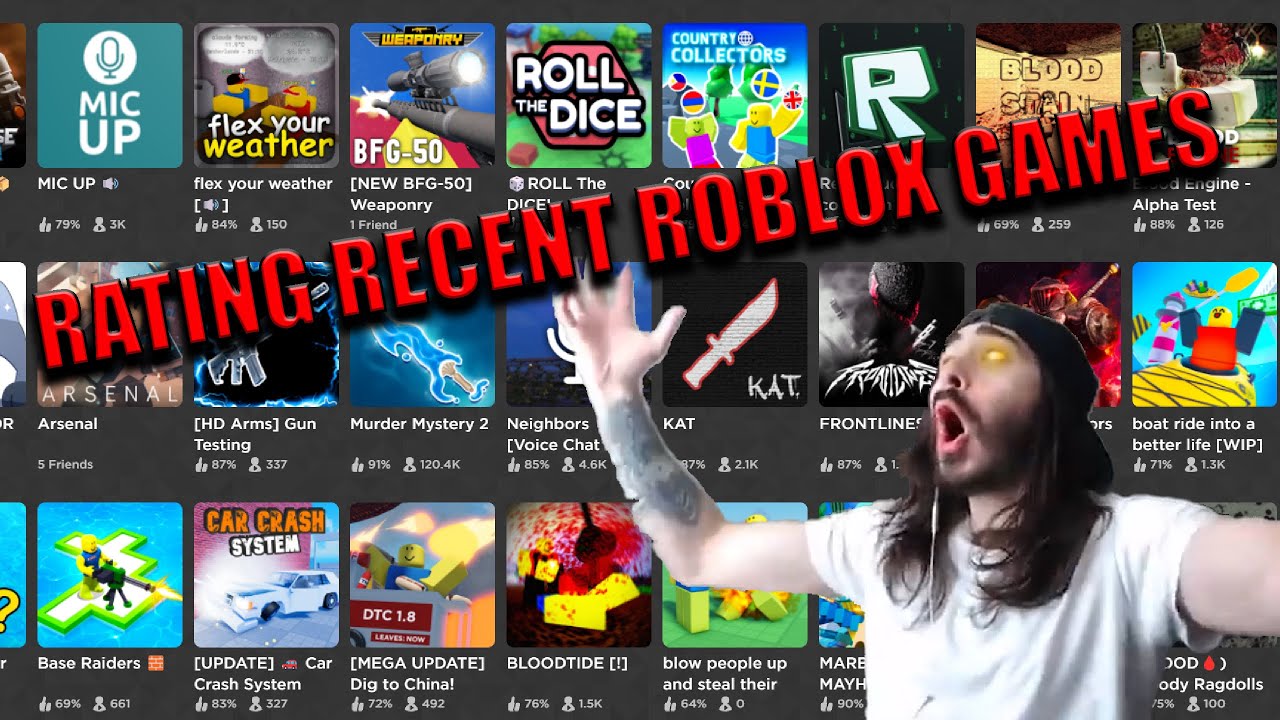 Rating My Recently Played Roblox Games - YouTube