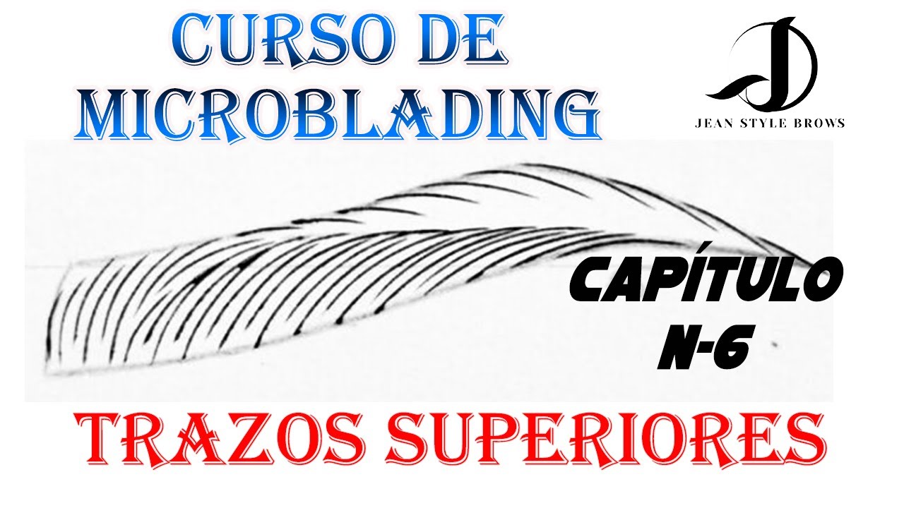 Curso Trazos de Microblading (TUTORIAL) Paso a Paso!! Trazos Superiores ...