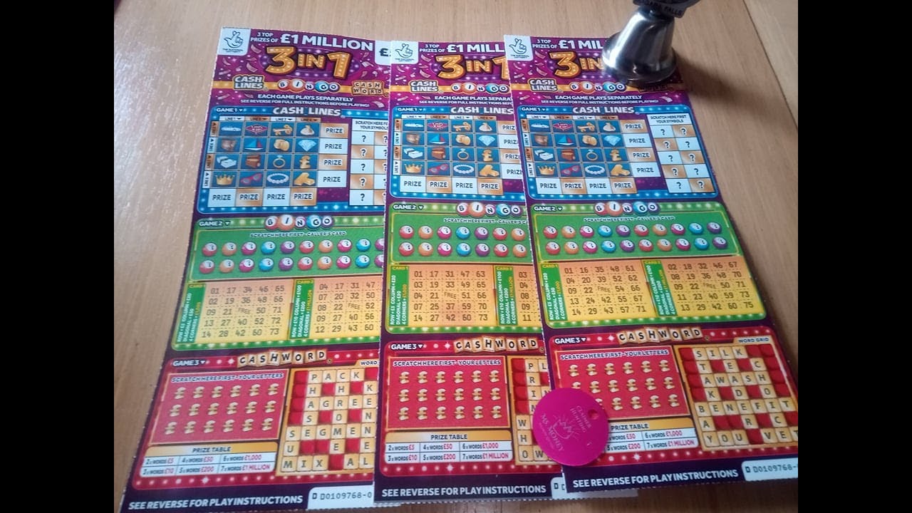 3 in 1 Cash lines 🤞 bingo 🤞 Cashword 🤞 UK LOTTERY SCRATCHCARDS 😊💕🍀 ...