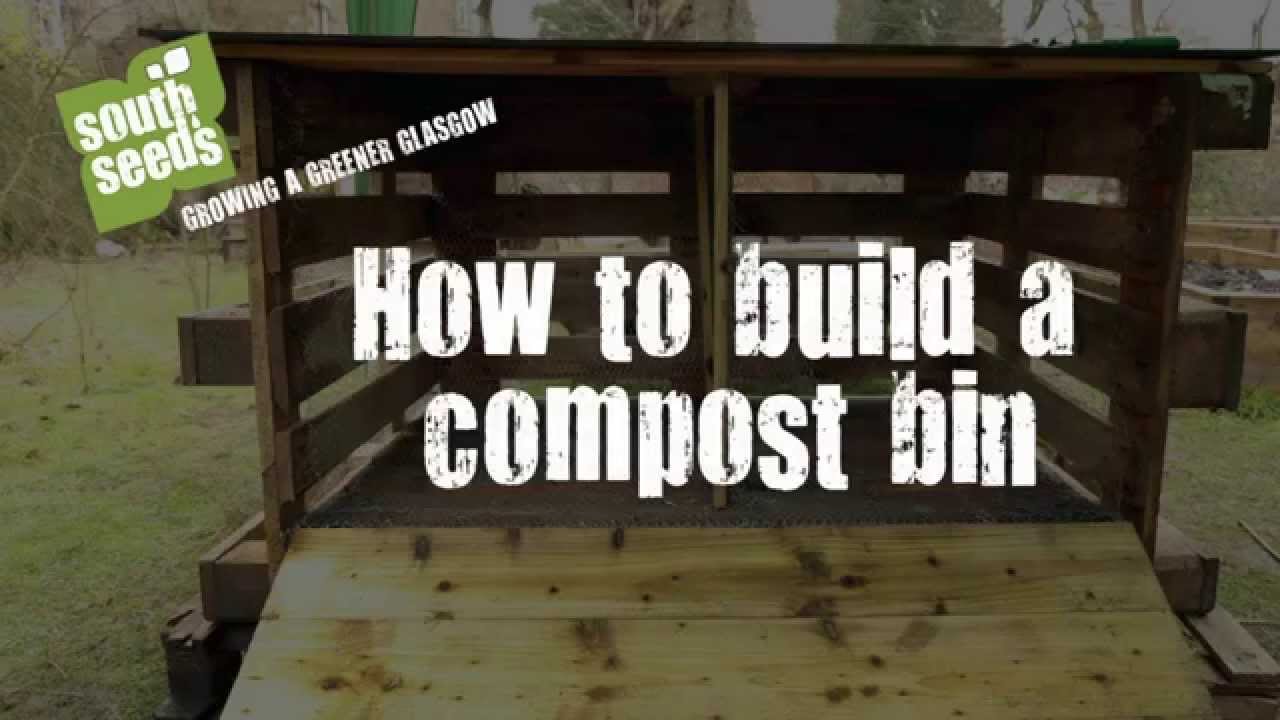 How to make a compost bin - YouTube