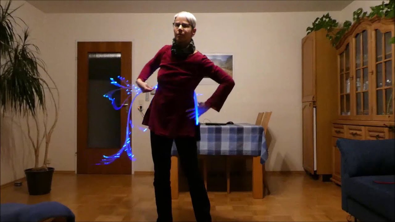 Fiber Grip: Body Isolation tunneling the arm (Light Whip Tech Demo) - YouTube