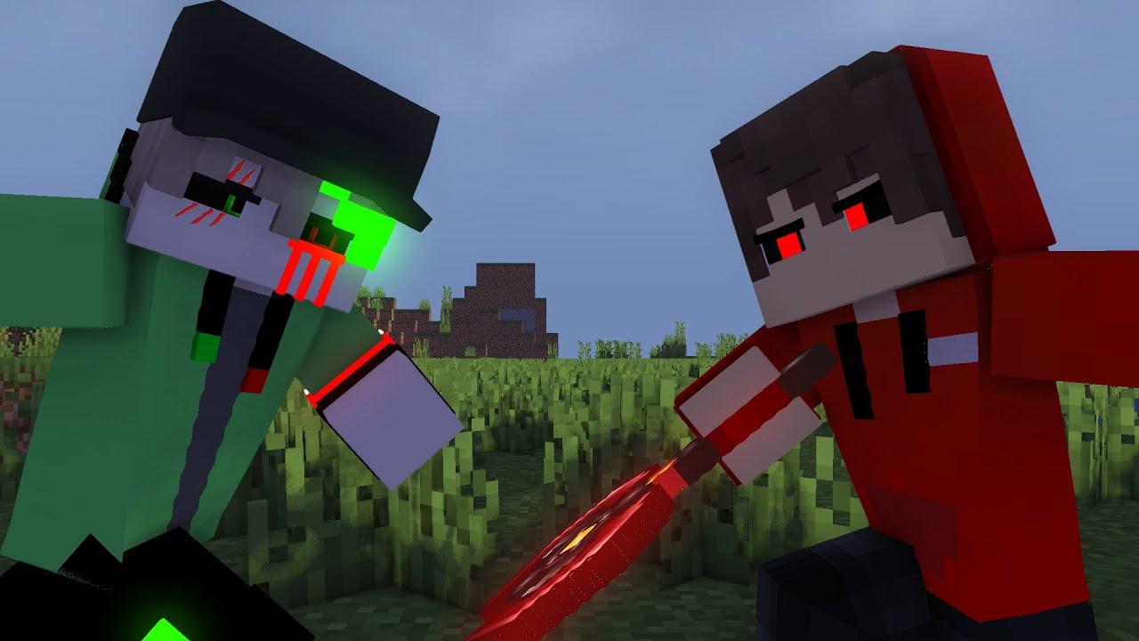 "Let It Die"- Ash vs @Chddhud A Short Minecraft Fight - YouTube
