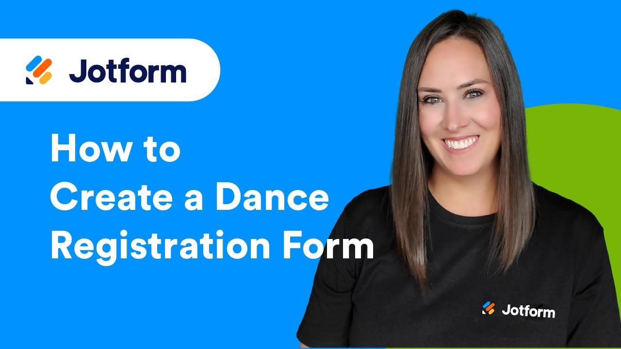 How to Create a Dance Registration Form - YouTube