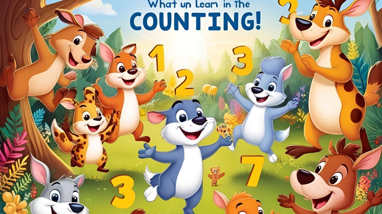"Counting from 1 to 100! | Fun Kids' Cartoon Song | Learn Numbers with ...