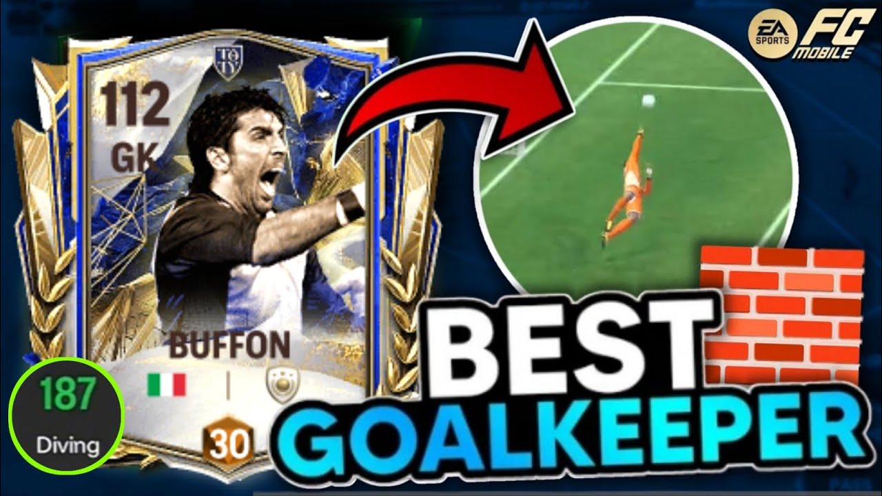 TOTY Icon BUFFON is The Best GOALKEEPER - Fc Mobile⁉️112 Ovr BUFFON ...