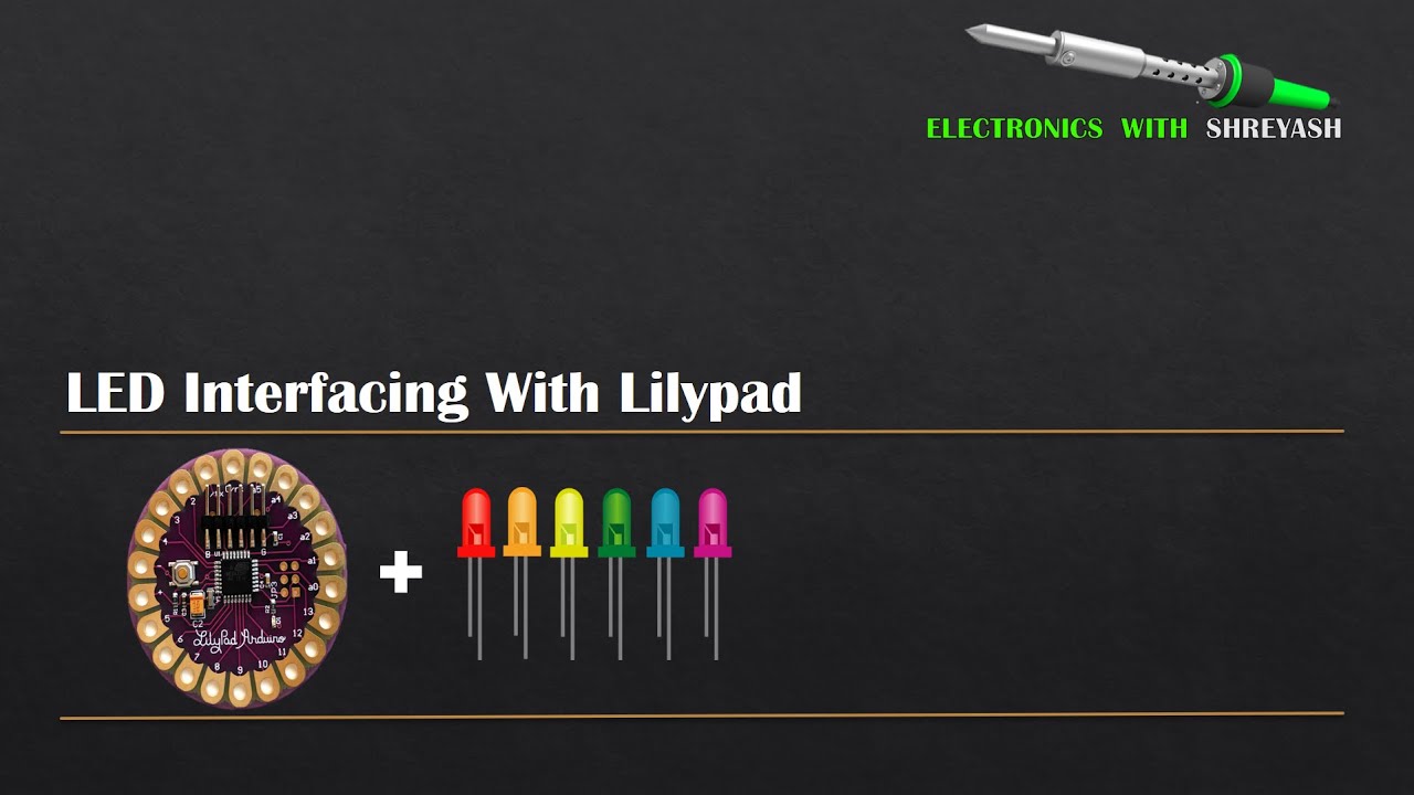 LED Interfacing with Lilypad | Simulation | Flashing Multiple LED for ...