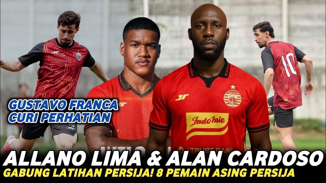 ALLANO LIMA LATIHAN PERSIJA‼️ 2 PEMAIN ASING BARU PERSIJA TIBA😱 Gustavo ...