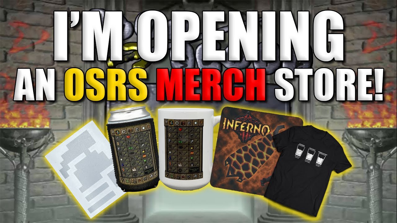 I'm Opening an OSRS Merch Store! - YouTube