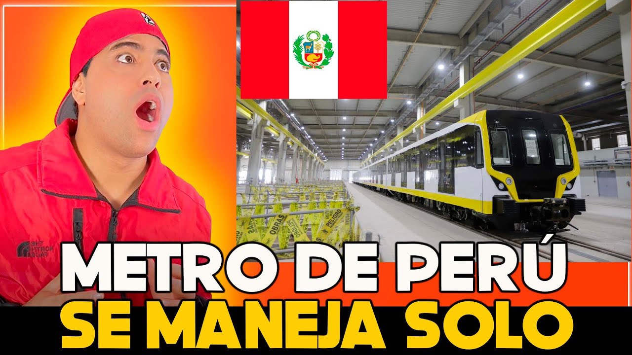 PERÚ Y SU INCREIBLE METRO linea 2 - MAGNIFICA tecnología😱 - YouTube