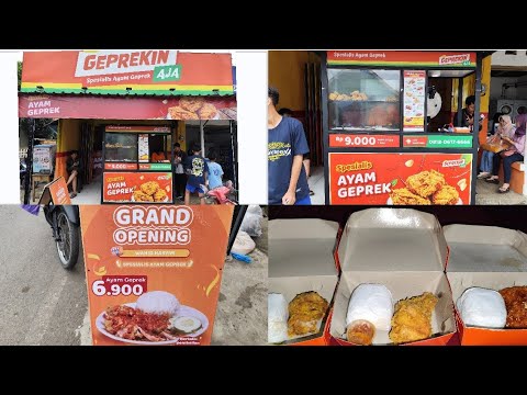 Grand Opening "GEPREKIN AJA", spesialis ayam geprek. Gangnam Jumbo ...