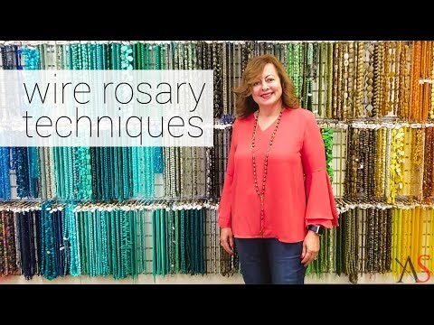Wire Rosary Chain Techniques - YouTube