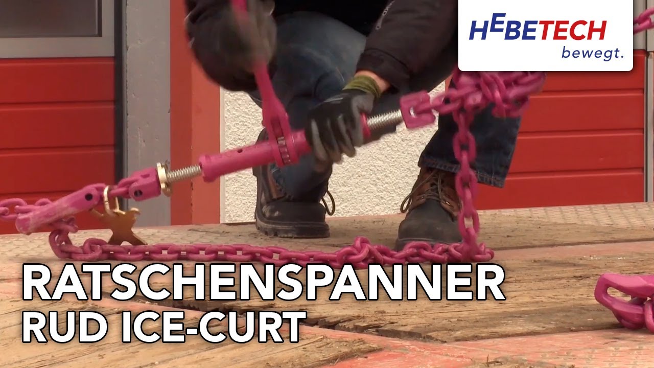 Das richtige Handling des Ratschenspanners RUD ICE-CURT - YouTube