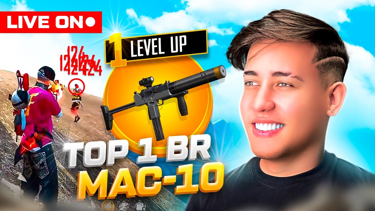 LEVELUP AO VIVO 💙 100 PONTOS DESAFIANTE SOLO 💙 FREE FIRE MOBILE 💙 - YouTube
