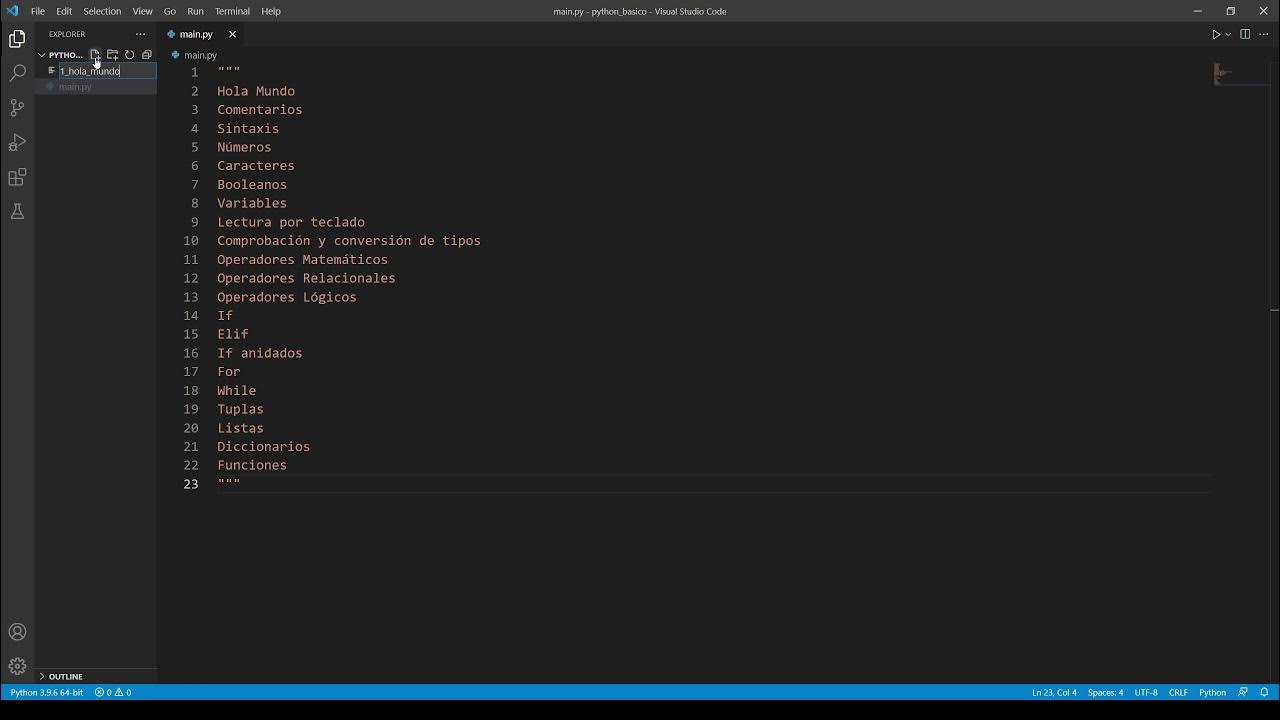 1 hola mundo Python - YouTube