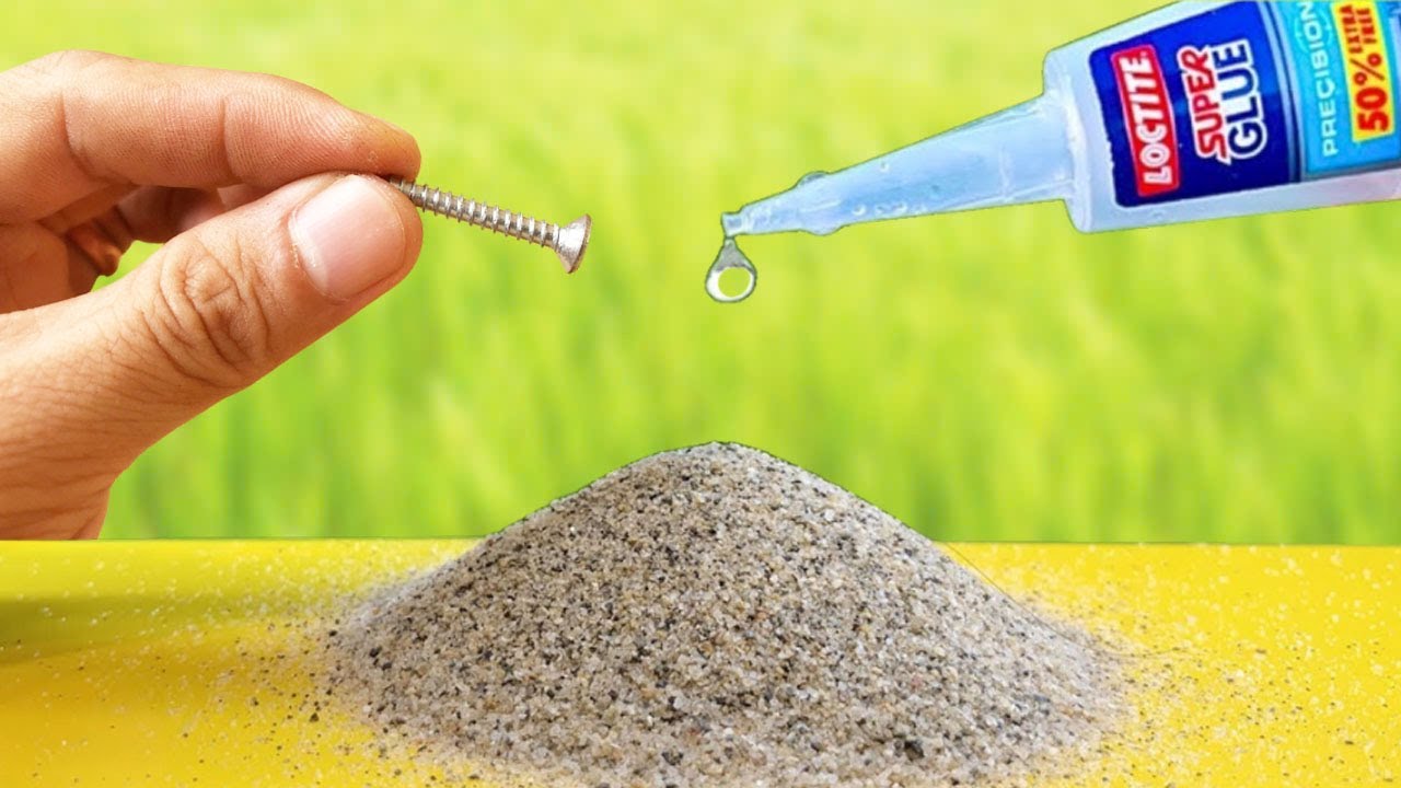 Combine super glue and sand. Miracles will happen. Tips and tricks you ...
