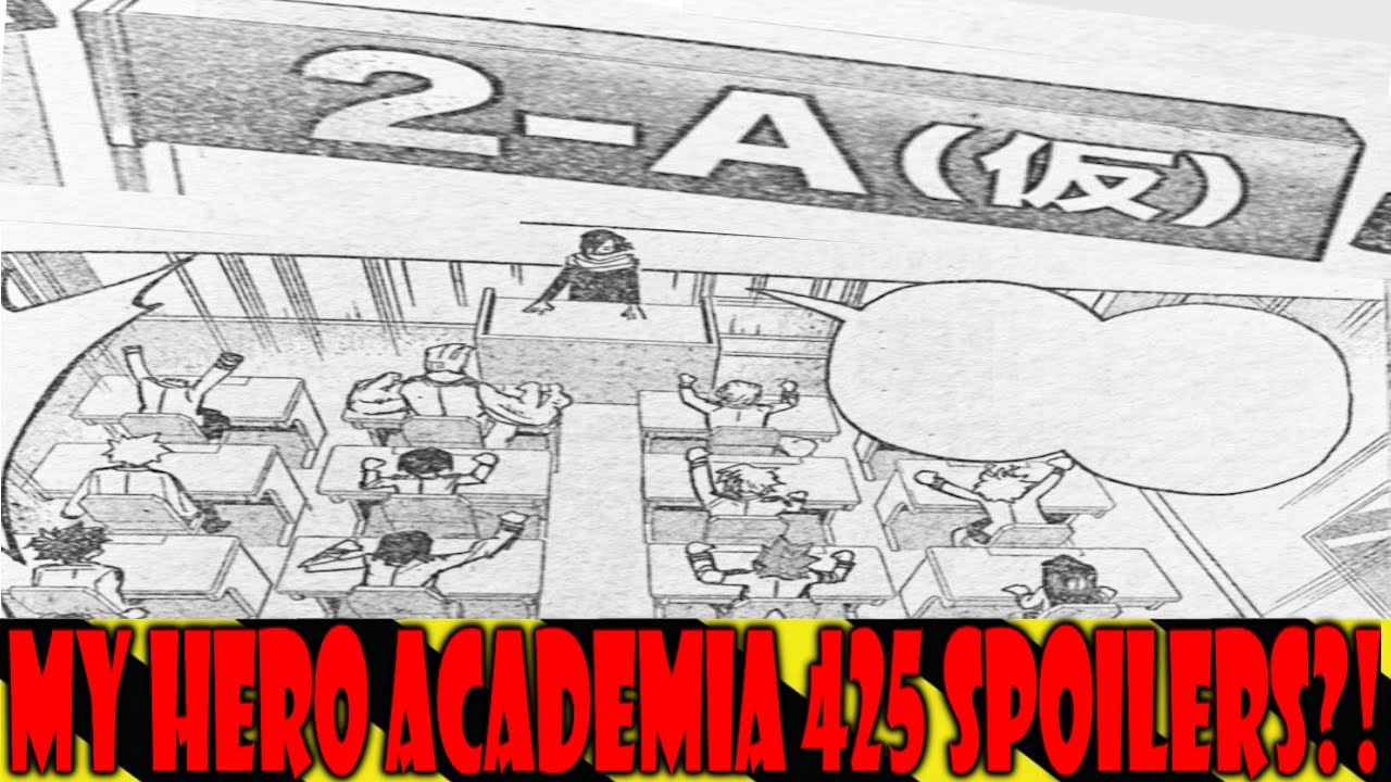 THIS IS THE END FOR CLASS 1-A FOREVER?! MY HERO ACADEMIA CHAPTER 425 ...