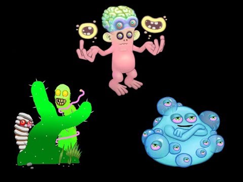 My Singing Monsters Fanmade Rare Psychic Monsters 1 - YouTube