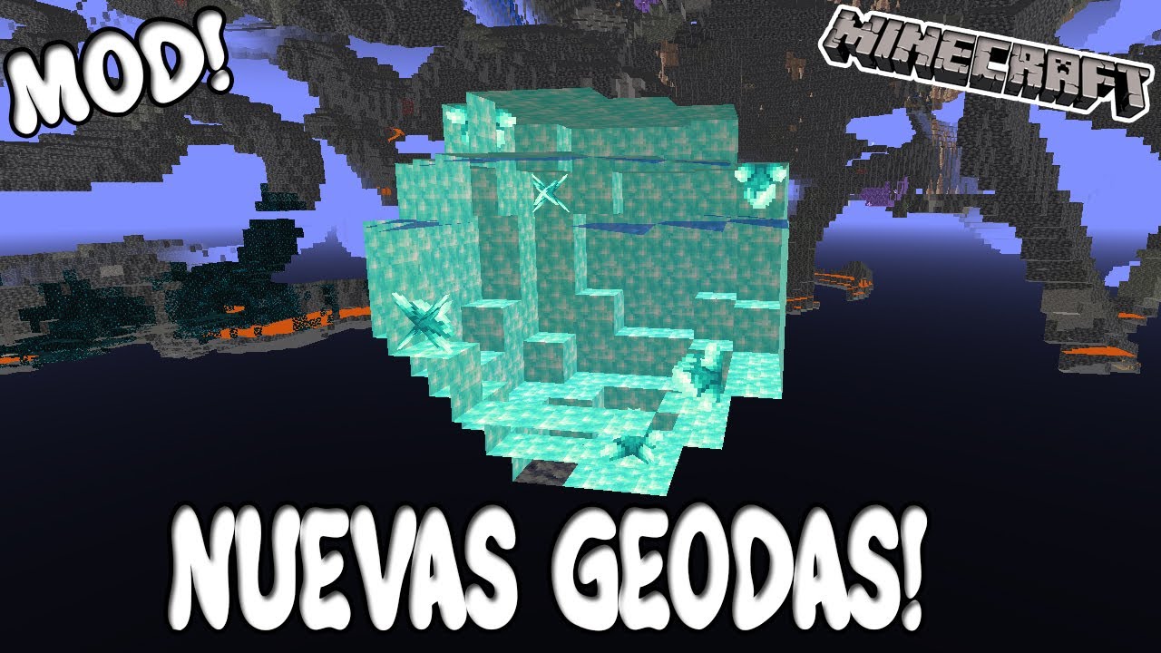 NUEVAS GEODAS! Minecraft 1.19.4 MOD MORE GEODES! - YouTube