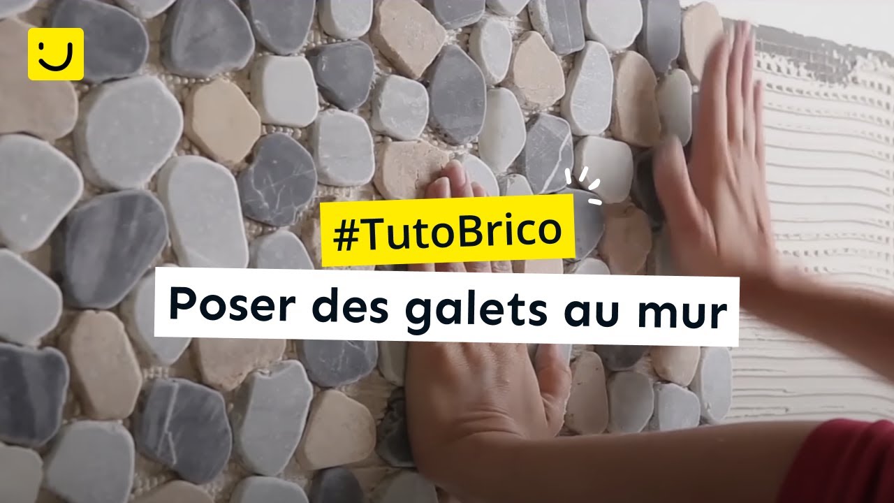 Poser des galets au mur - YouTube